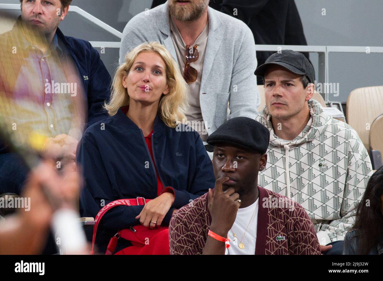 Paris, France. 22 mai 2022, Caroline Anglade et son mari Nicolas Moreau ...