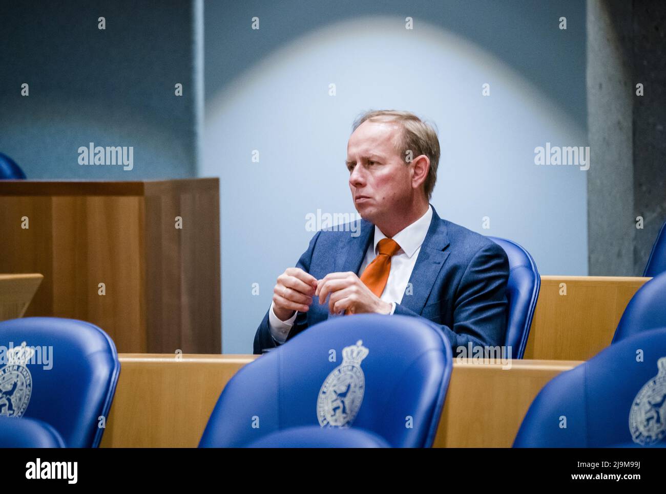 2022-05-24 14:03:58 LA HAYE - Kees van der Staaij (SGP) pendant l'heure ...