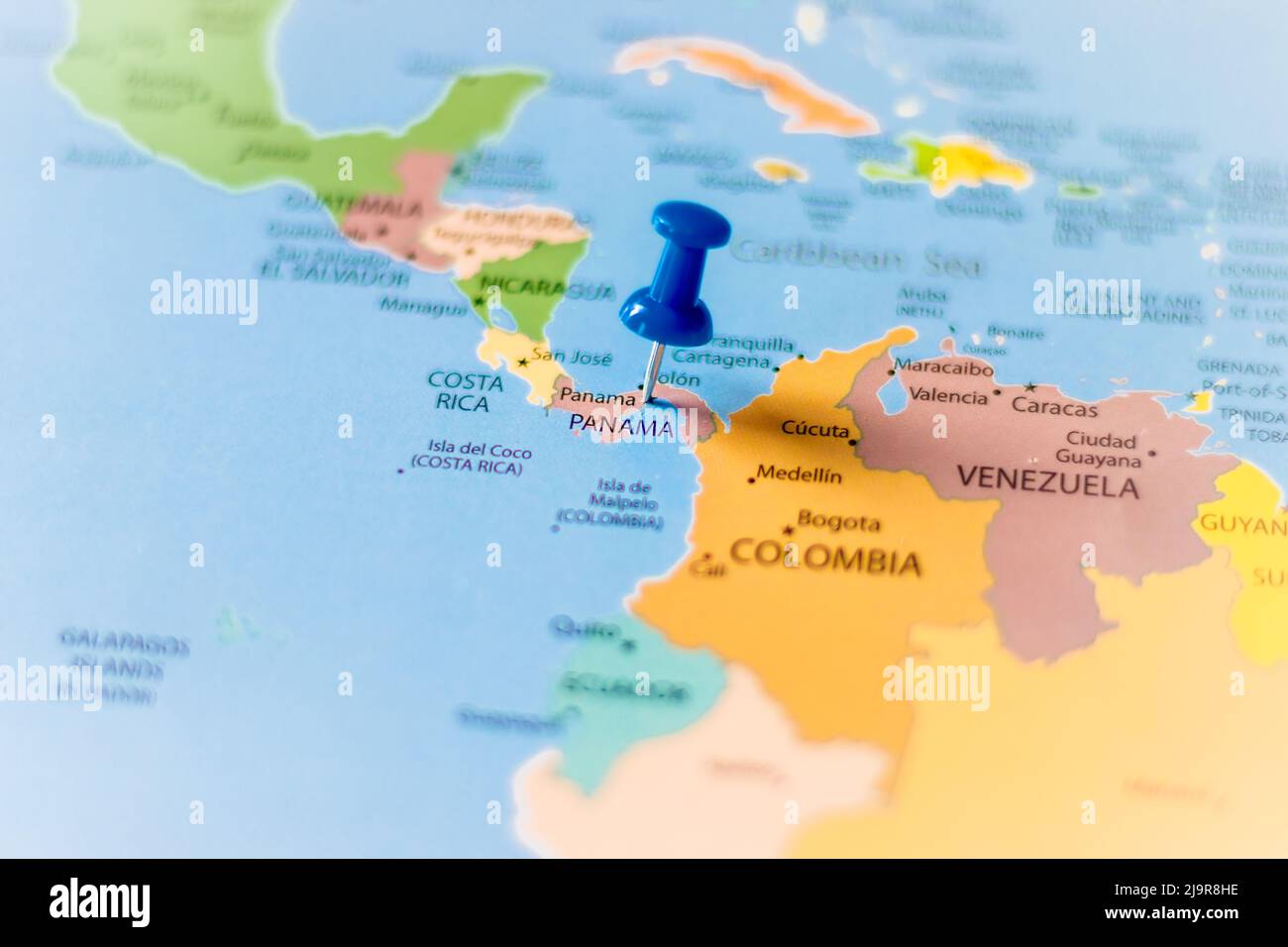 Panama political map capital national Banque de photographies et d ...