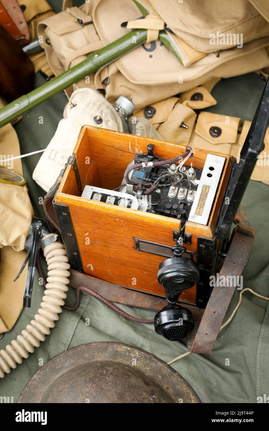 Modèle de téléphone de camp Banque de photographies et d’images à haute ...