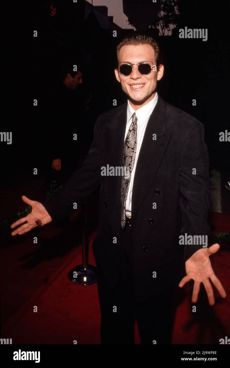Christian Slater au Robin des Bois: Première Prince of Thieves le 10 ...
