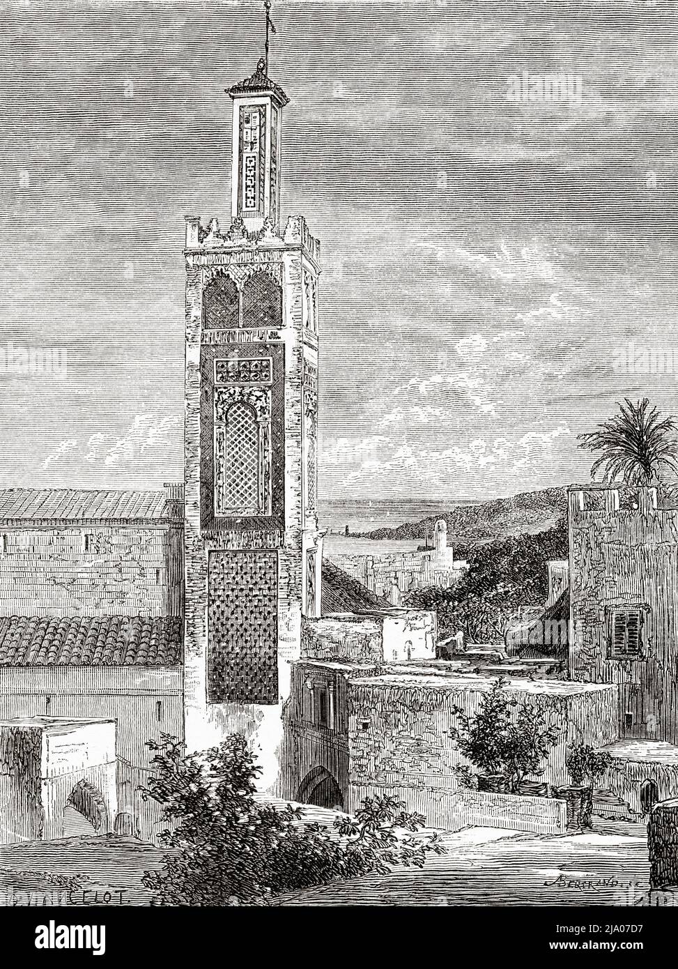 La Grande Mosquée de Tanger, Maroc. Nord de l'Afrique. Maroc par ...