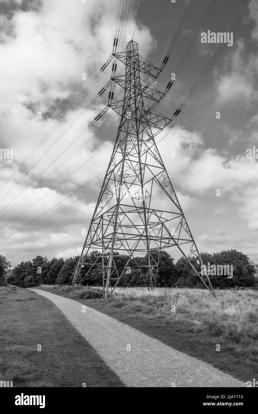 Electicity pylon Banque de photographies et d’images à haute résolution ...