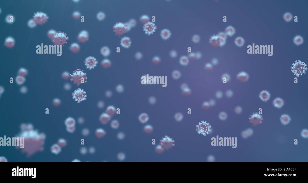 Virus bleu Banque de photographies et d’images à haute résolution - Alamy