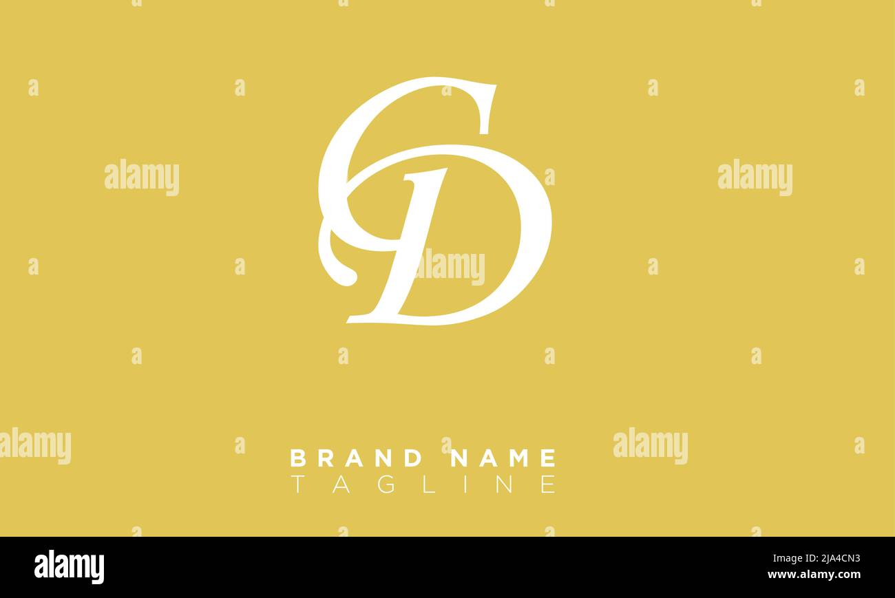 Cd initiales logo Banque de photographies et d’images à haute ...