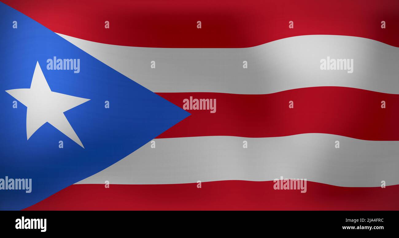 Drapeau de puerto rico Banque de photographies et d’images à haute ...