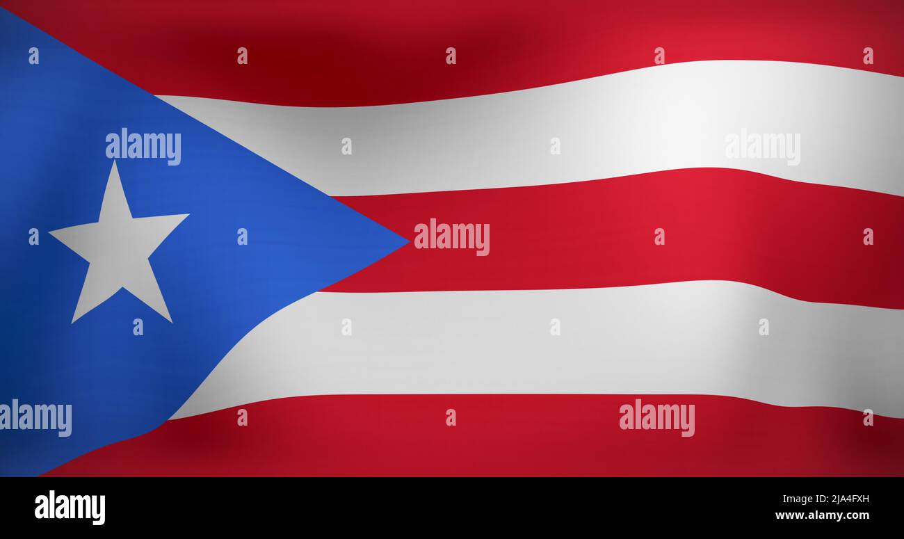 Drapeau de puerto rico Banque de photographies et d’images à haute ...