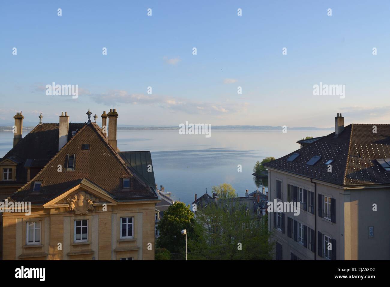Lac de neuchâtel lac de neuchâtel Banque de photographies et d’images à ...