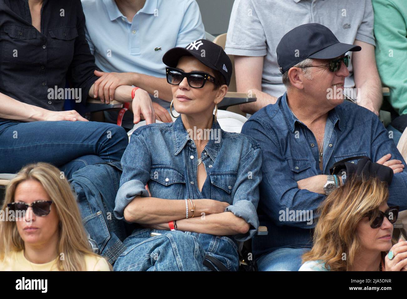 Paris, France. 27th mai 2022. Cristina Cordula et son mari Frederic ...