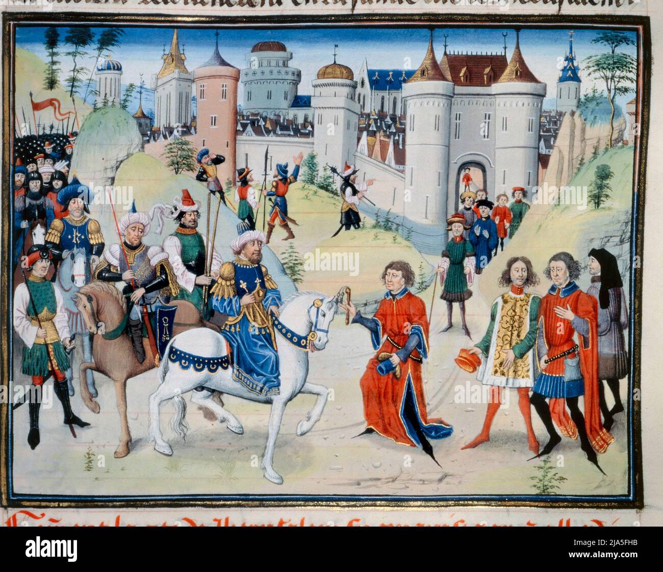 La capture de Jérusalem par Saladin le 2 octobre 1187 qui a causé la ...