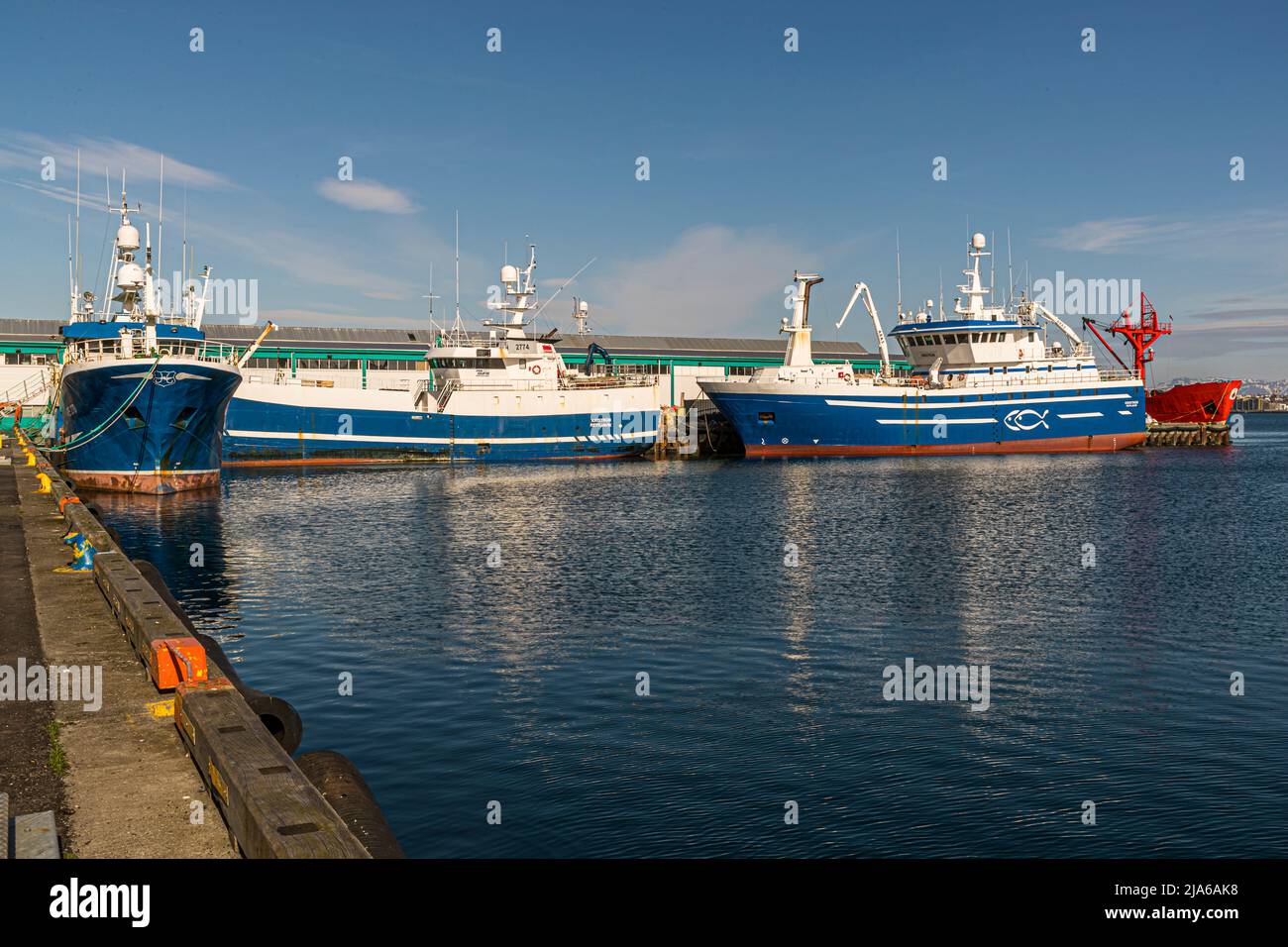 Container port in reykjavik iceland Banque de photographies et d’images ...