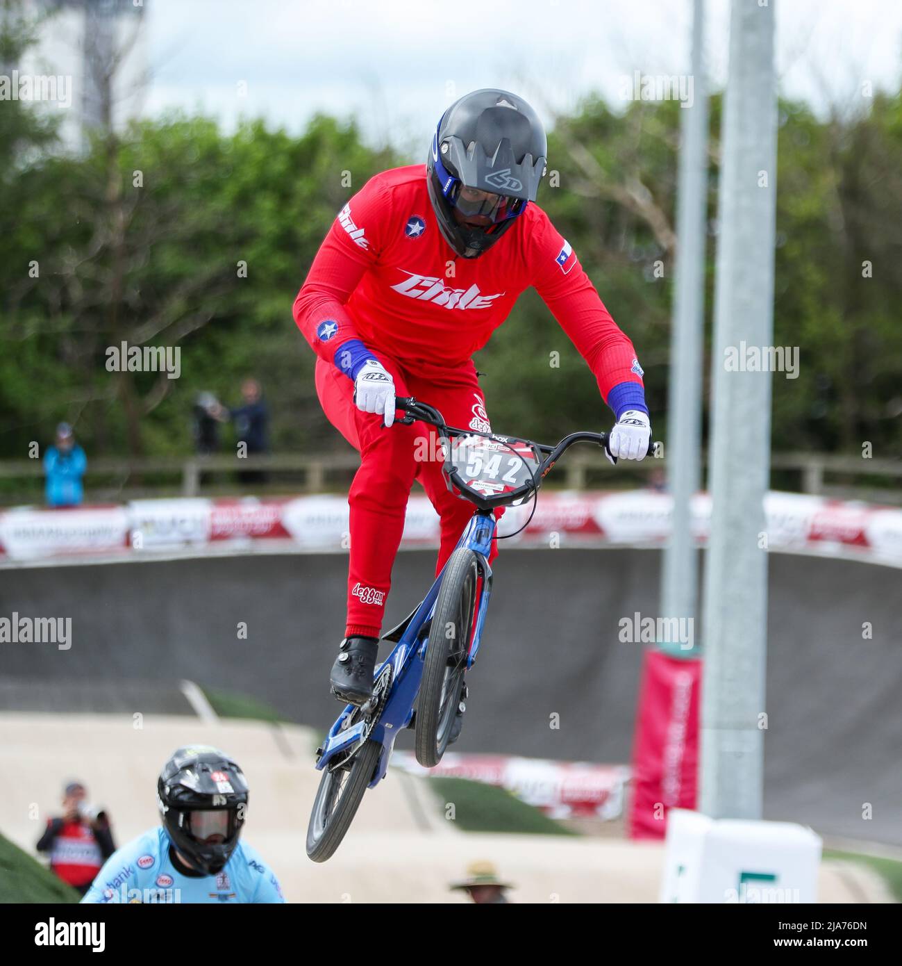 Glasgow, Royaume-Uni. 28th mai 2022. La coupe du monde BMX Racing s'est ...