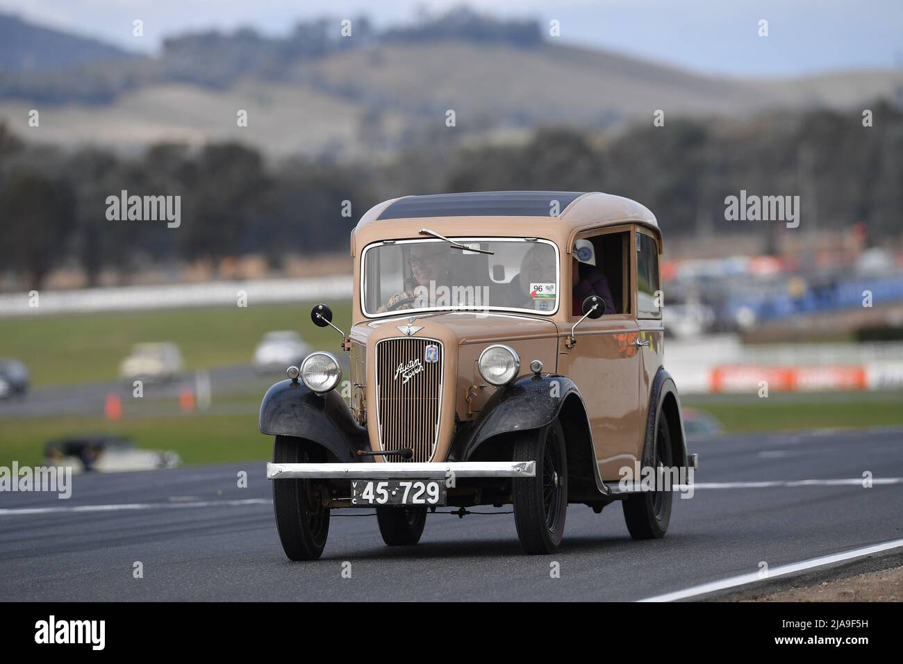 Winton, Australie. 29 mai 2022. An Austin Seven visite le circuit de ...