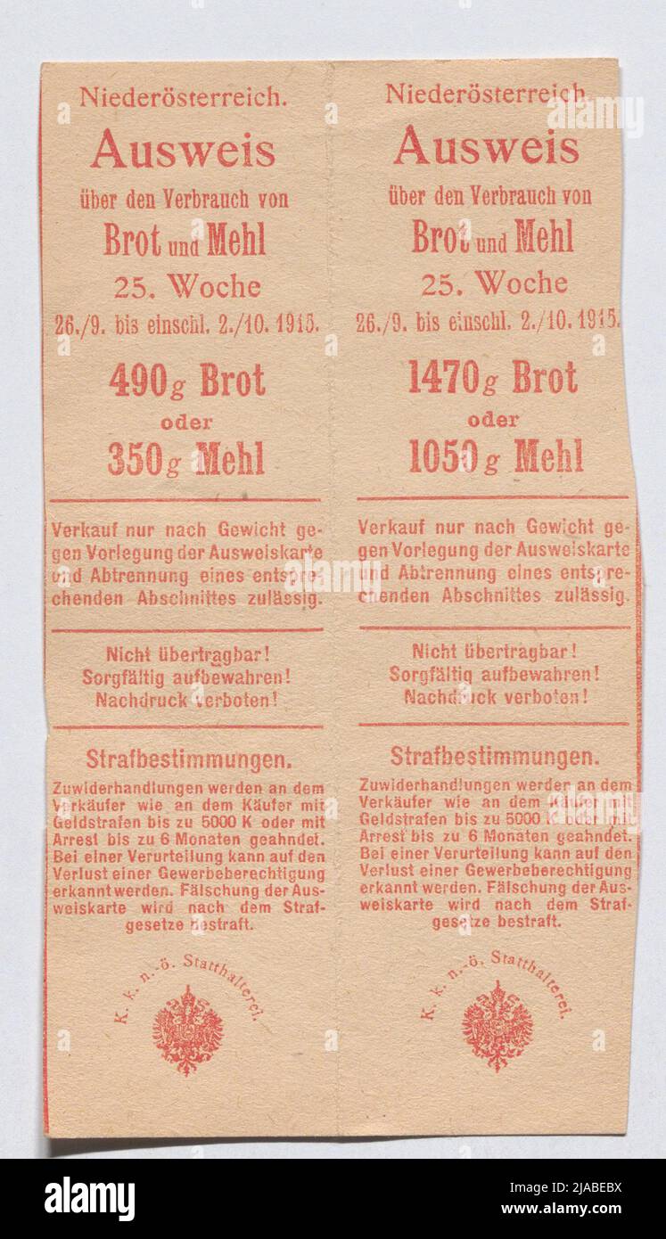 Marques alimentaires pour le pain ou la farine de la première Guerre ...