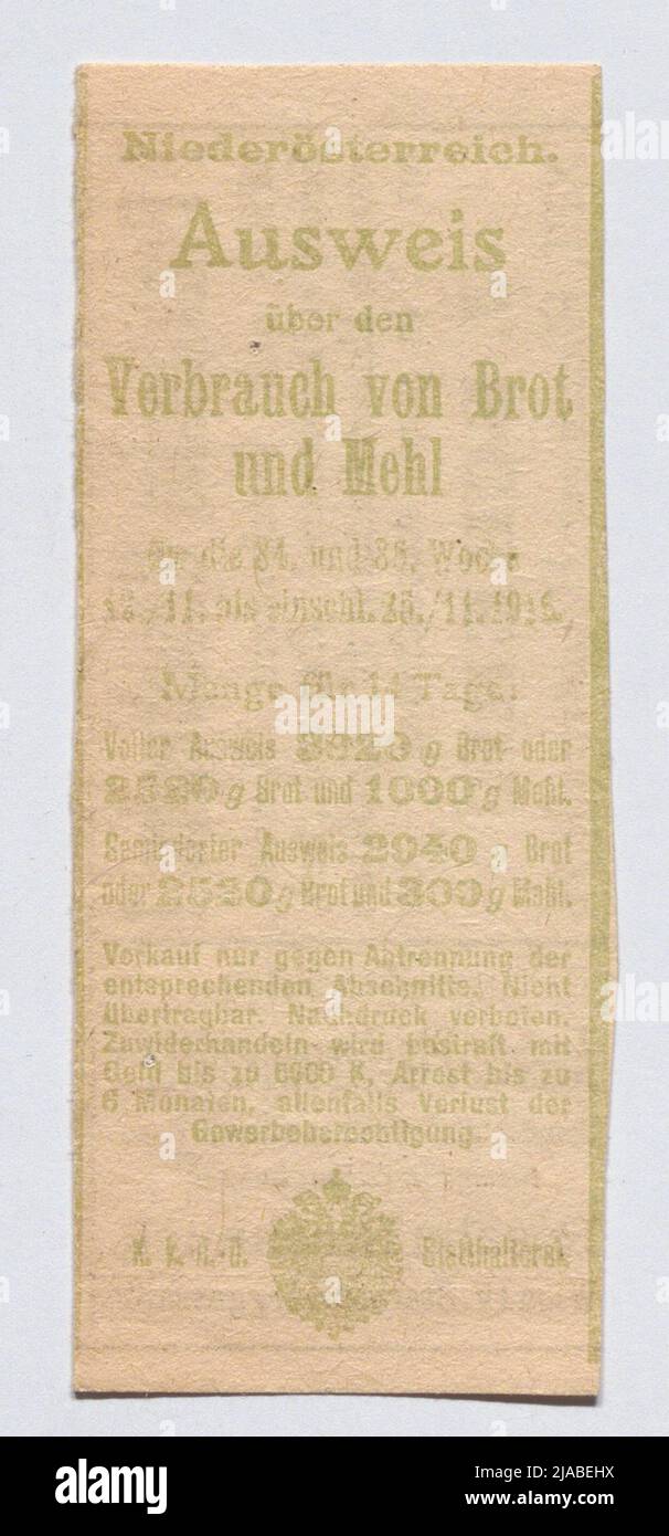 Marques alimentaires pour le pain ou la farine de la première Guerre ...