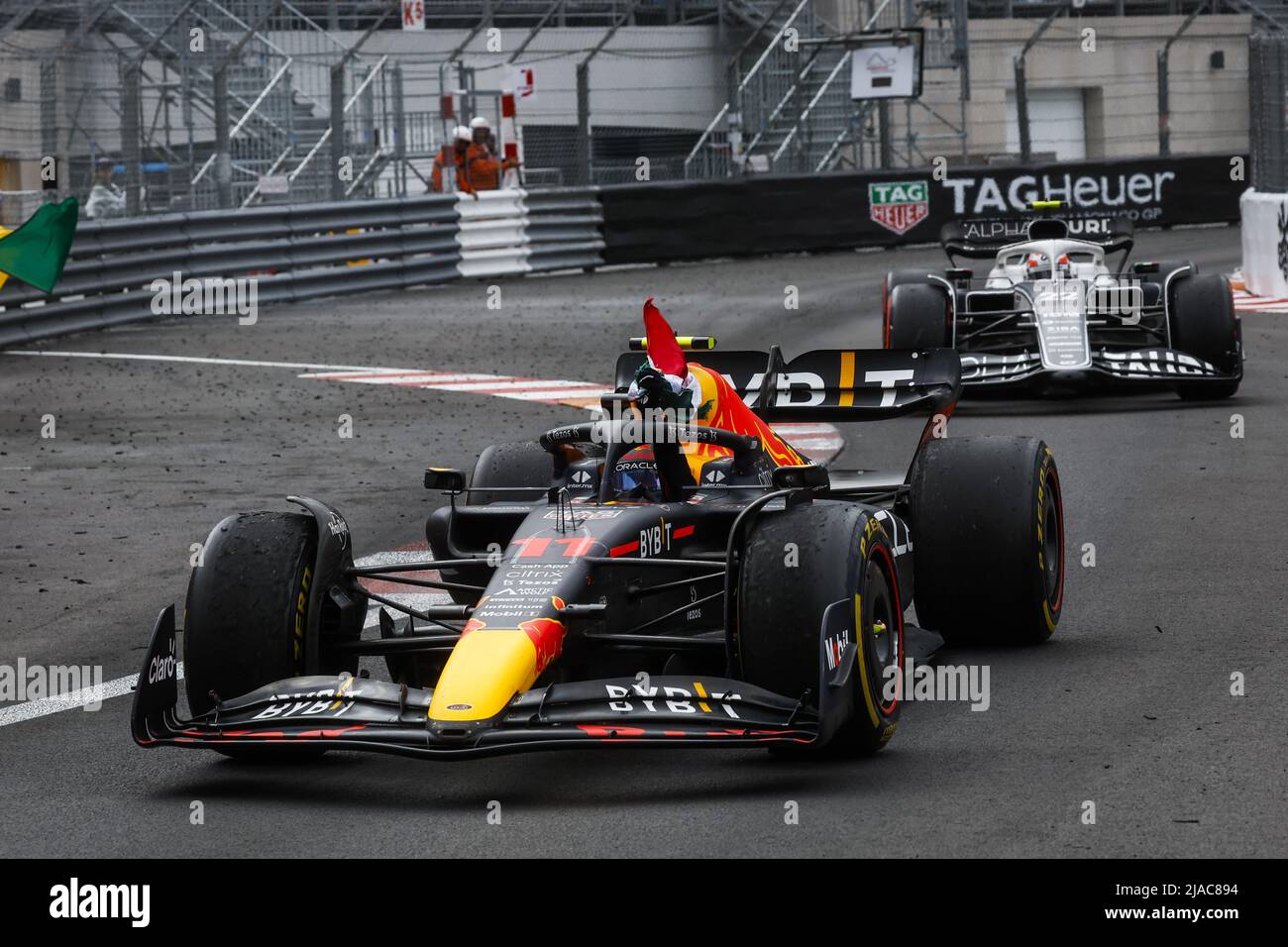 11 PEREZ Sergio (mex), Red Bull Racing RB18, action pendant le Grand Prix de Monaco de Formule 1 ...