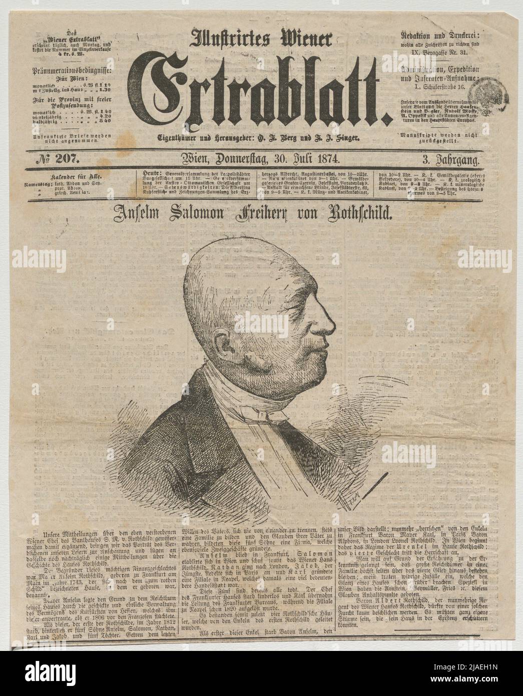 Freiherr von rothschild Banque de photographies et d’images à haute ...