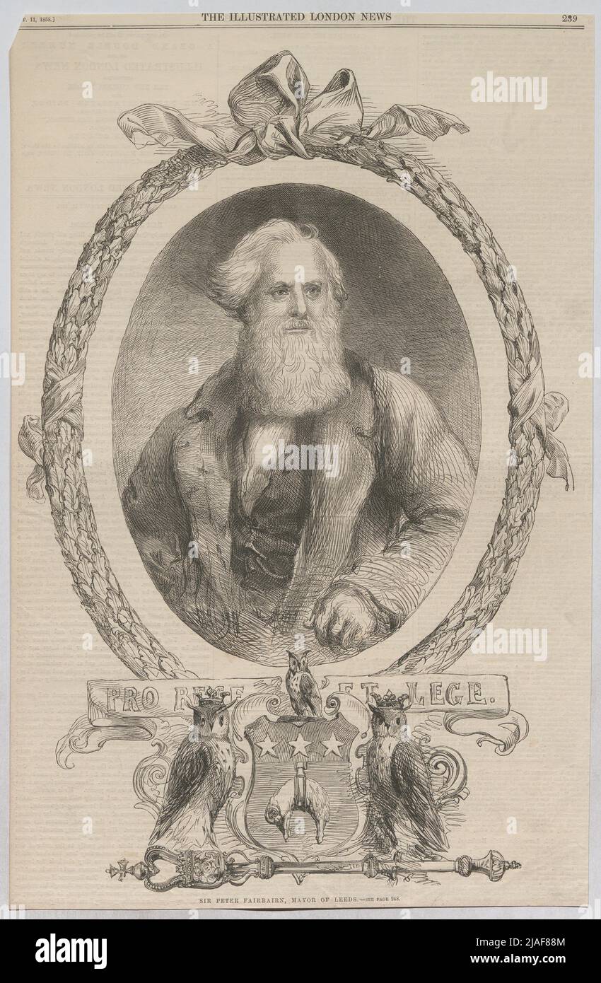 Sir Peter Fairbairn, maire de Leeds ». Sir Peter Fairbairn, maire de ...