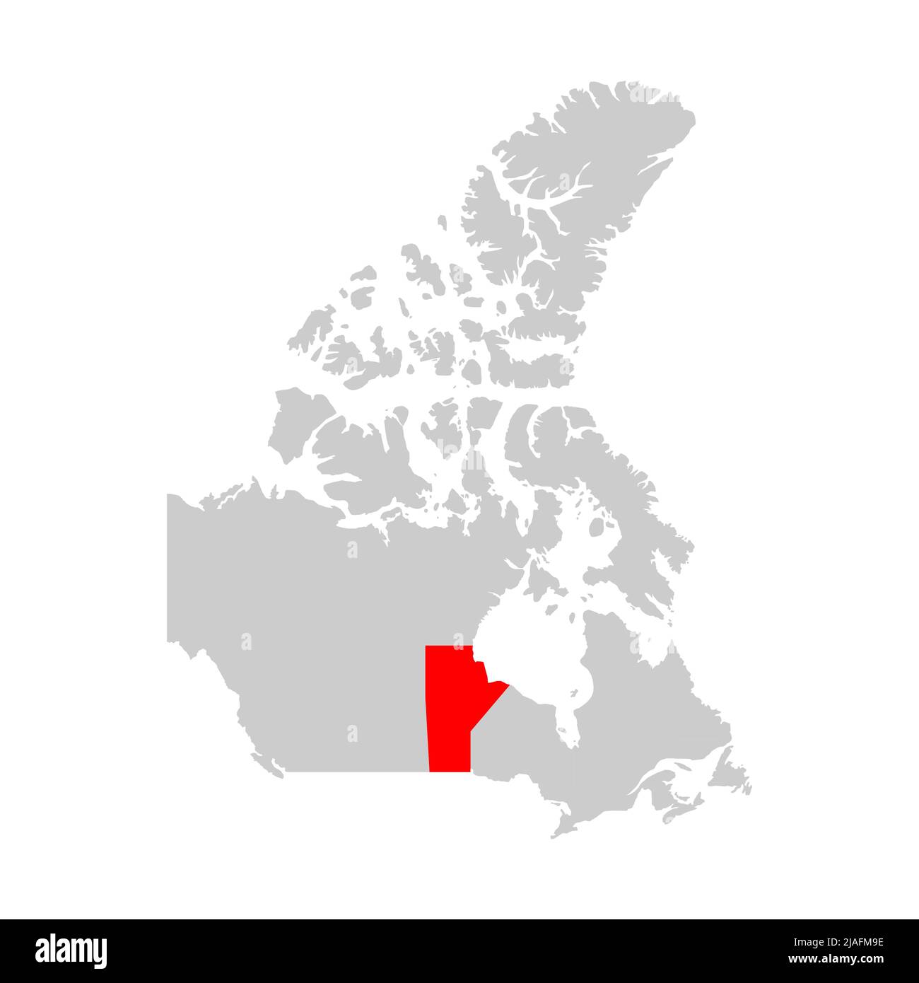Manitoba map Banque de photographies et d’images à haute résolution - Alamy