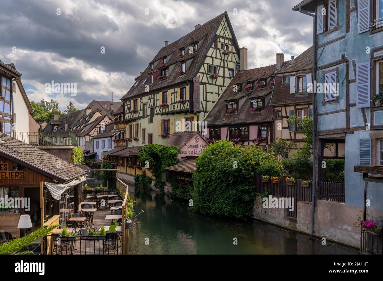 Colmar, France - 29 mai 2022 : le quartier de la petite Venise dans le ...