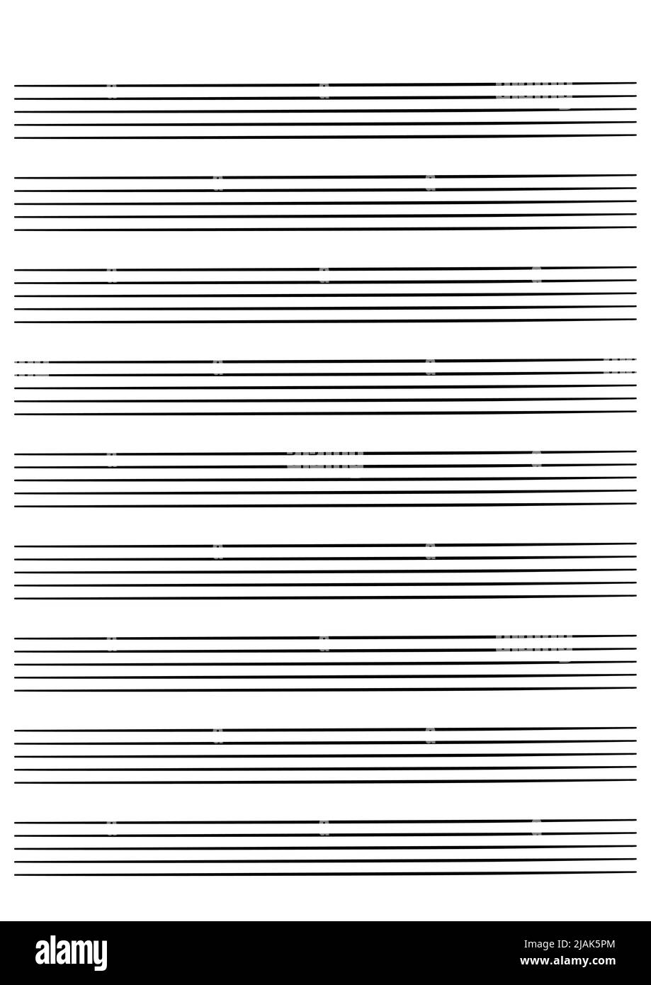 Feuille de musique vierge Banque d'images vectorielles - Page 2 - Alamy