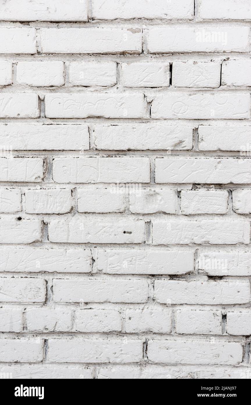 Texture murale moderne en brique blanche pour l'arrière-plan. Fond de ...