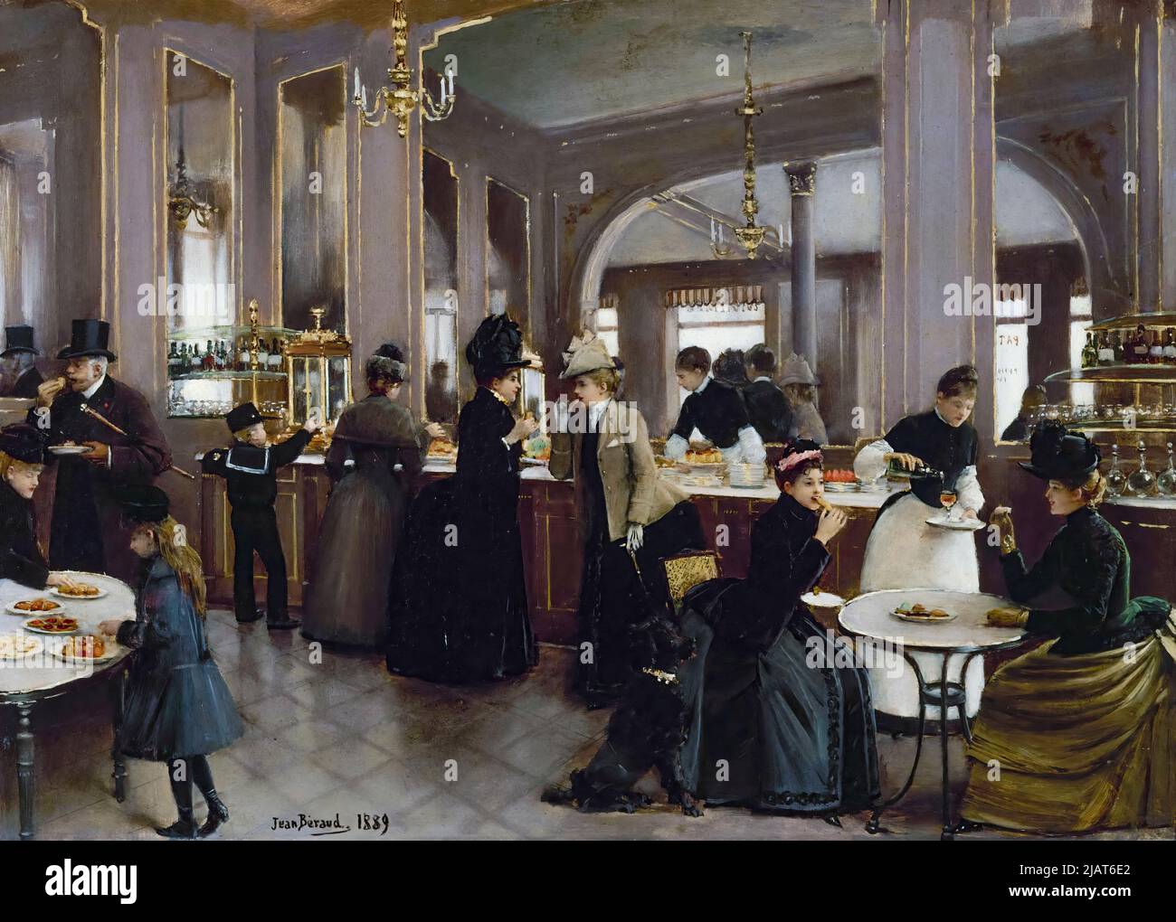 1889 paris cafe Banque de photographies et d’images à haute résolution ...