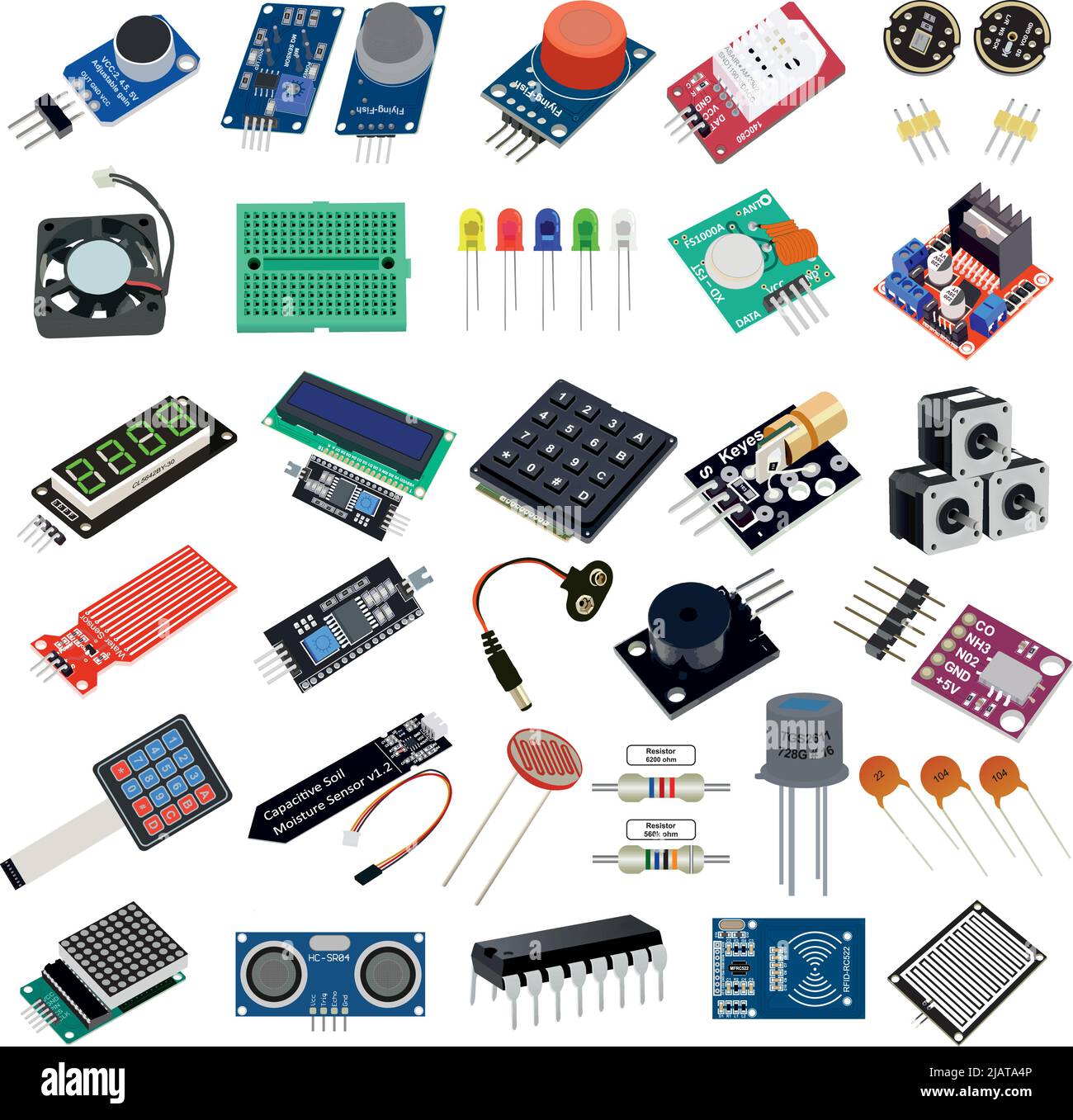 Projet arduino Banque d'images vectorielles - Alamy