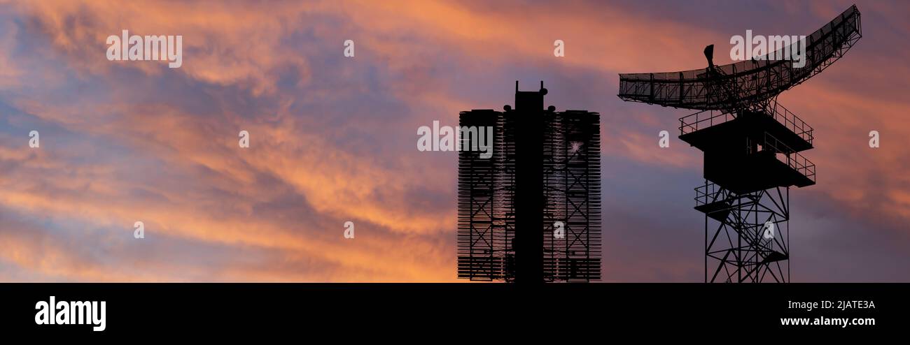 Radars de défense aérienne de systèmes antiaériens mobiles militaires ...