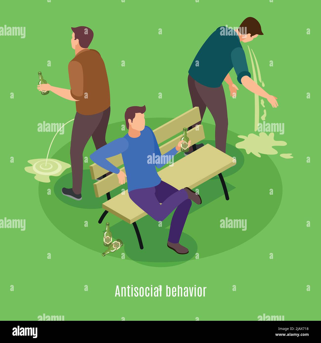 L'alcoolisme signe symptômes l'intoxication vomissant affiche de fond ...