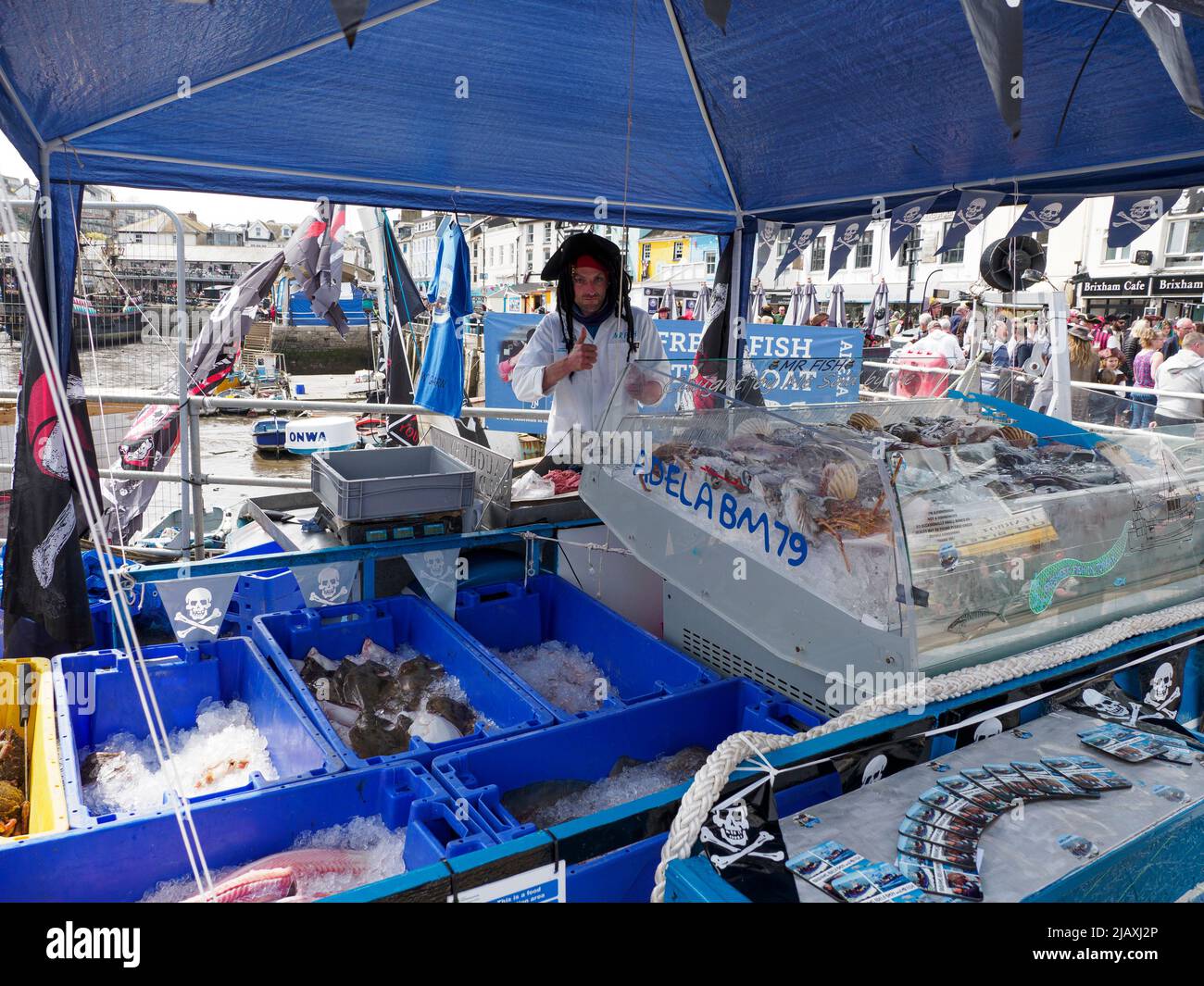 Le poissonnier brixham fish Banque de photographies et d’images à haute ...