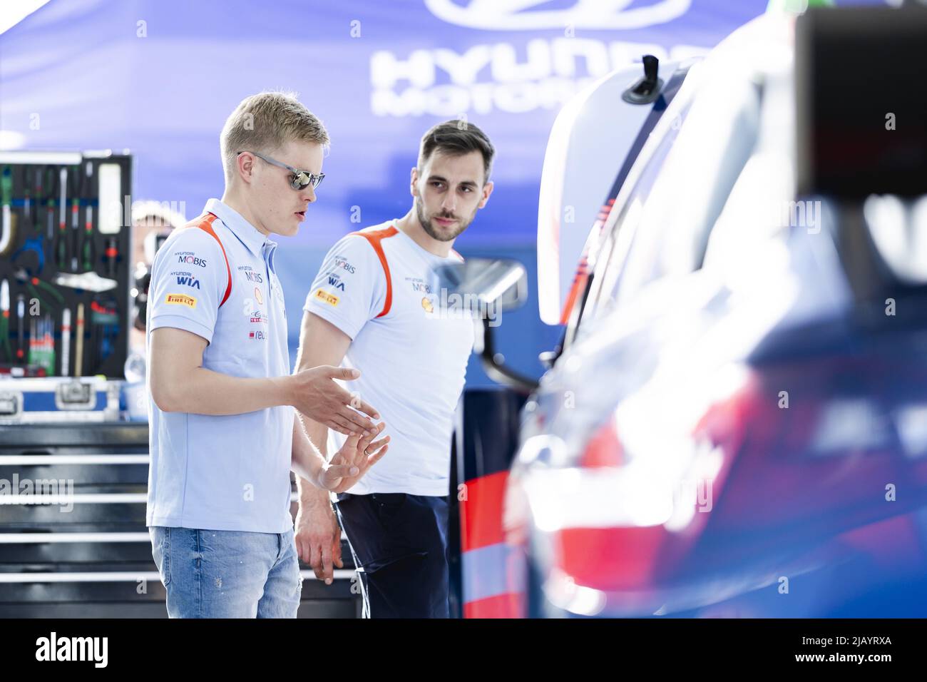 TANAK Ott (est), Hyundai Shell MOBIS World Rally Team, Hyundai i20 N ...