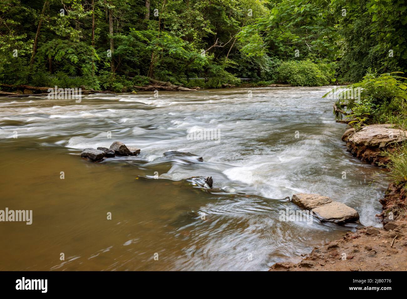 Parc du vieux moulin de vickery creek Banque de photographies et d ...