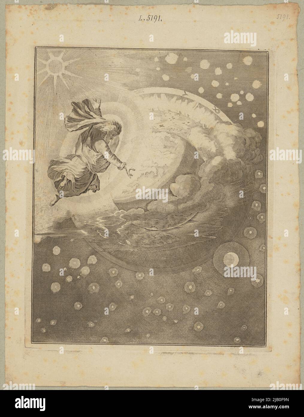 God creating world Banque de photographies et d’images à haute ...