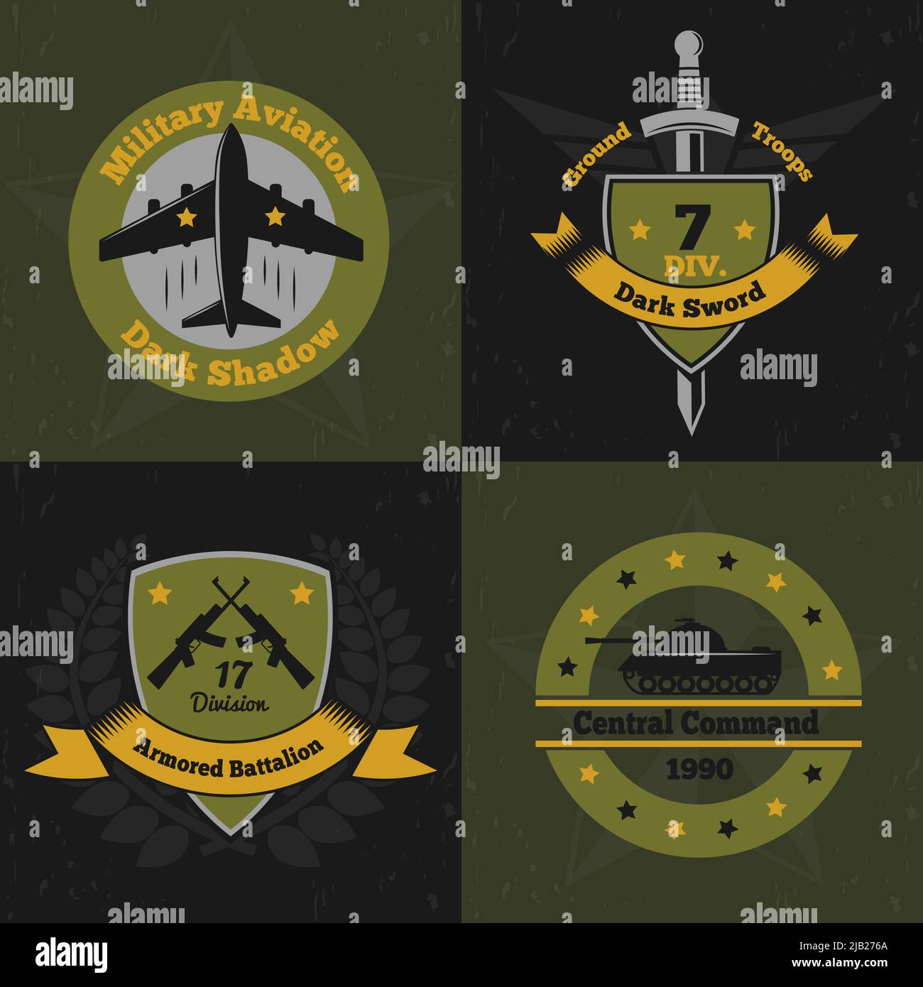 Elite military unit Banque d'images vectorielles - Alamy
