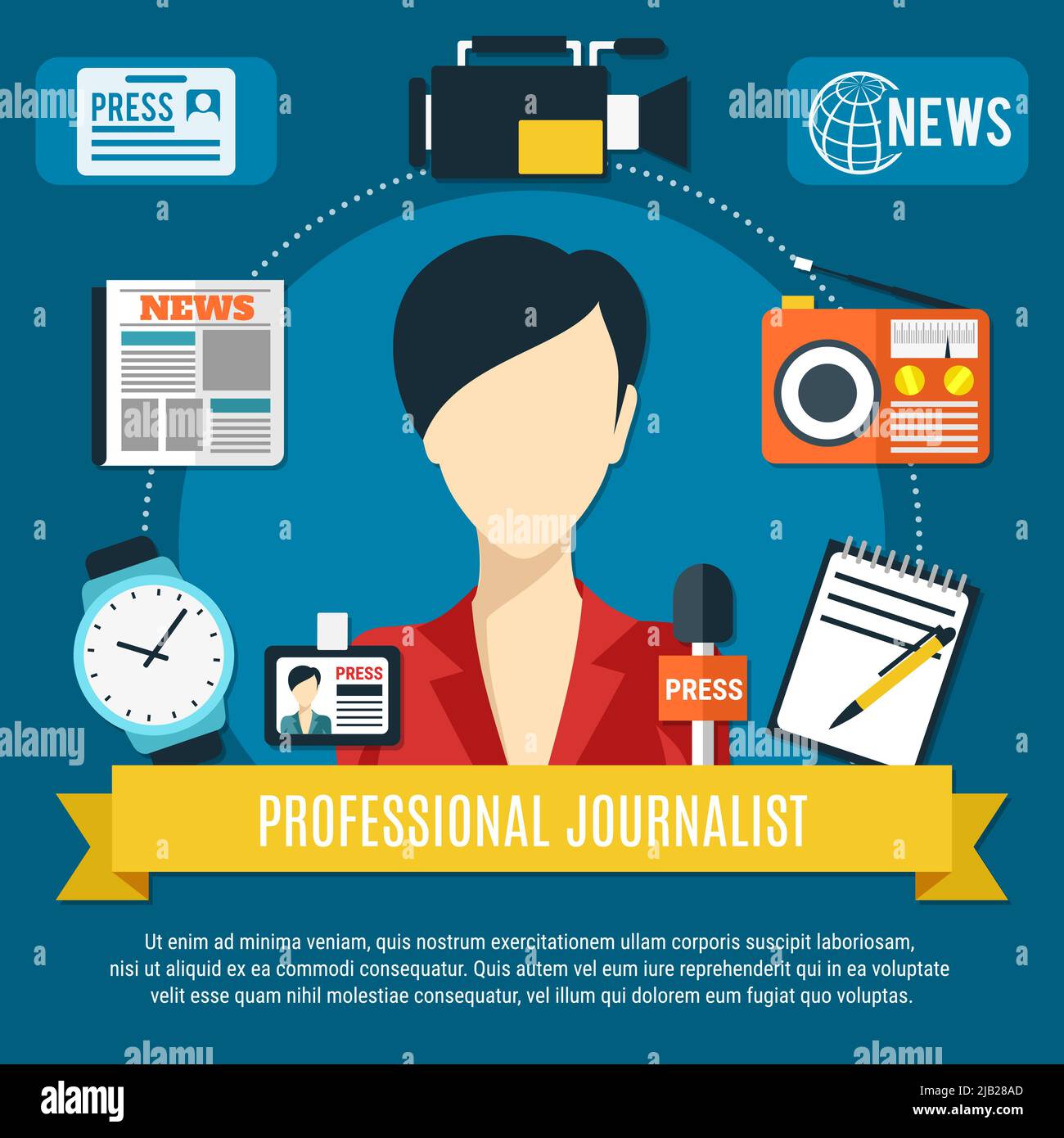 Radio communautaire Banque d'images vectorielles - Alamy