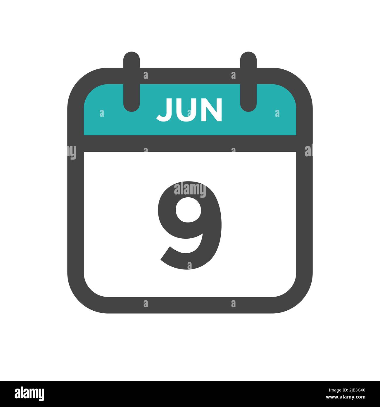 9 giugno 2022 Banque d'images vectorielles - Alamy