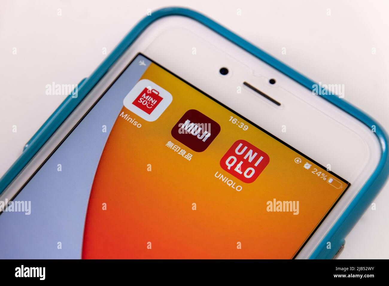 Icônes de Miniso, MUJI et Uniqlo sur iOS. Miniso a souvent été critiqué ...