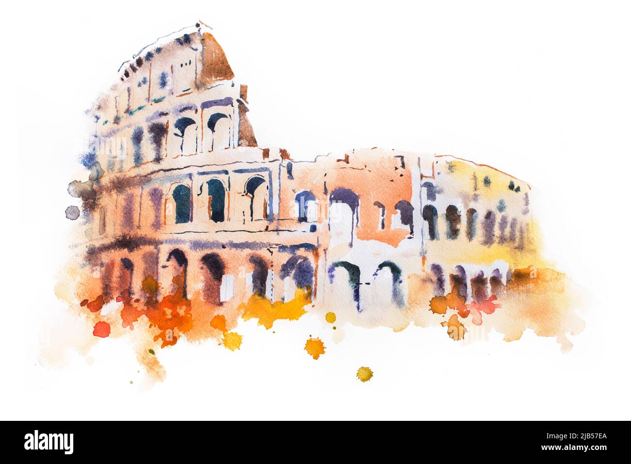 Theatre romain dessin Banque de photographies et d’images à haute ...