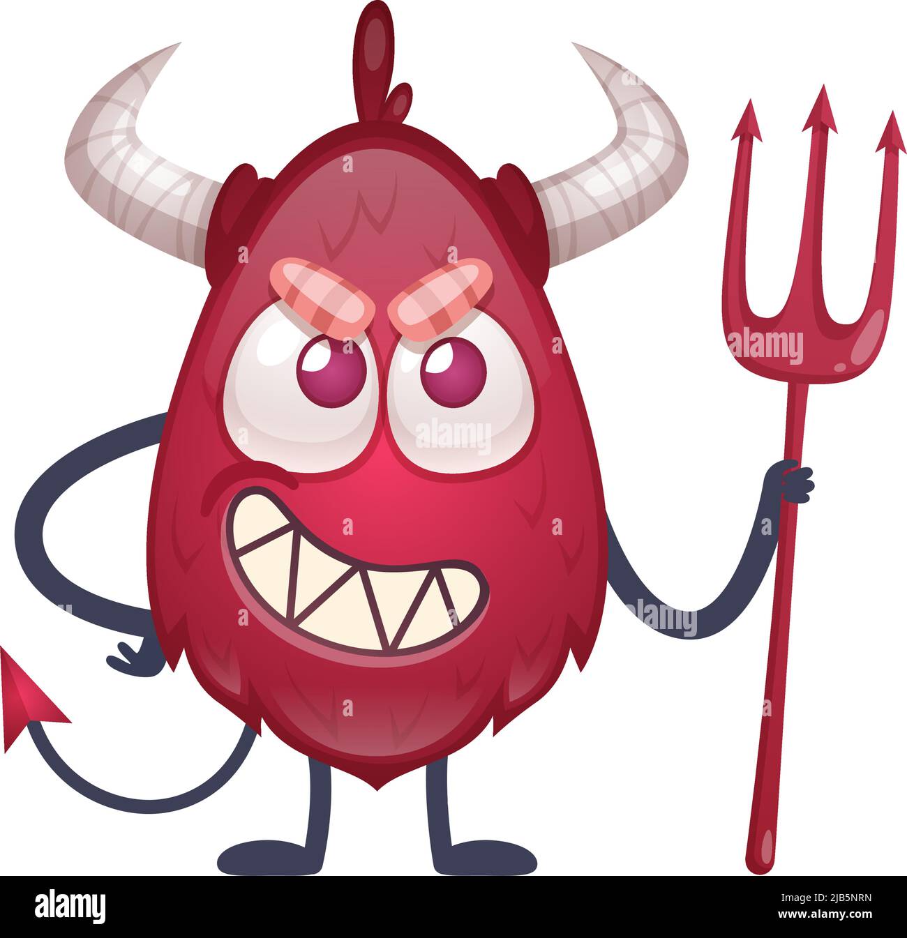 Diable rouge Banque d'images vectorielles - Alamy