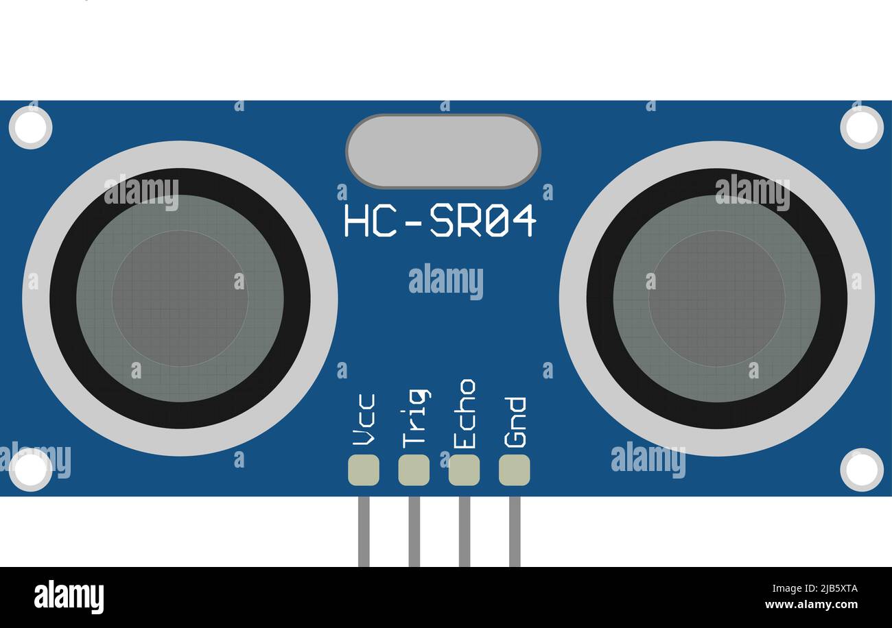 Arduino capteur ultrason Banque d'images vectorielles - Alamy