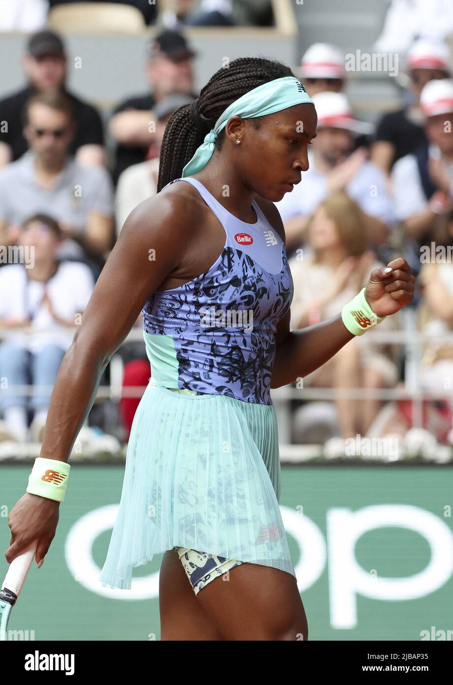 Coco Gauff des Etats-Unis lors de la finale féminine contre IGA Swiatek ...
