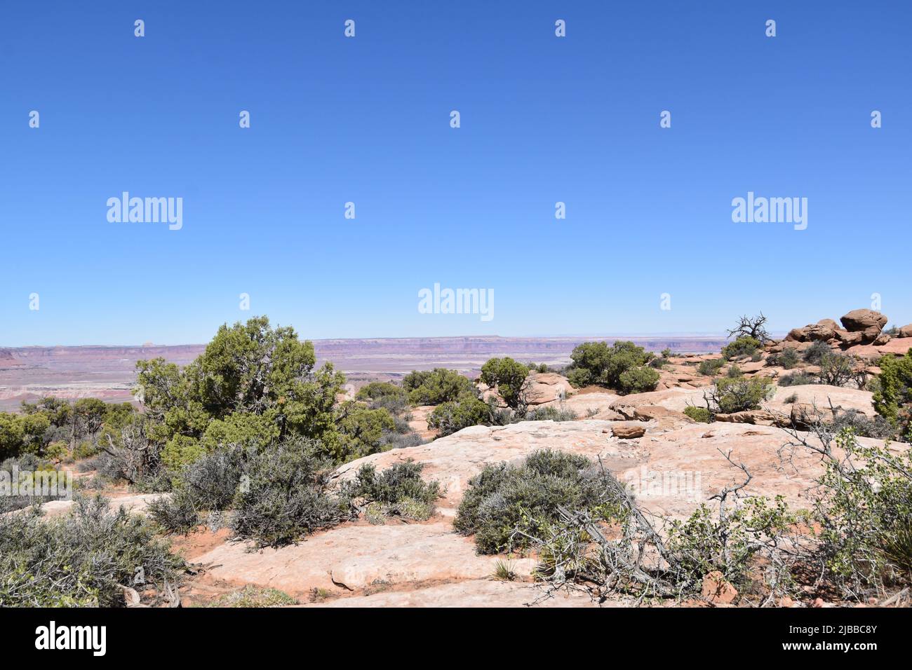 Red Rock Desert près de Moab connu pour ses parcs nationaux Dead Horse ...