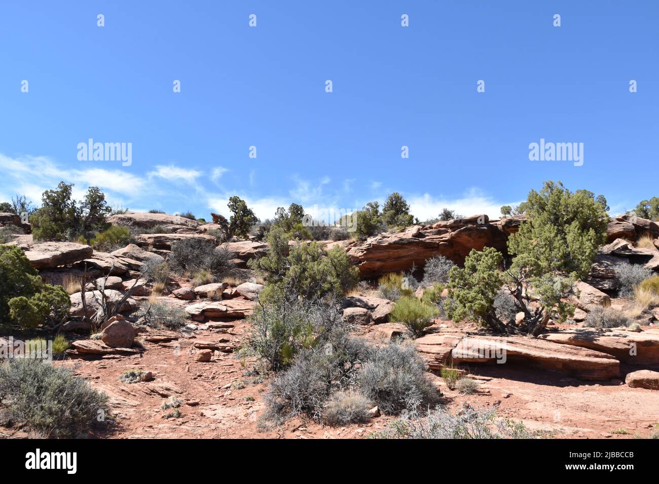 Red Rock Desert près de Moab connu pour ses parcs nationaux Dead Horse ...