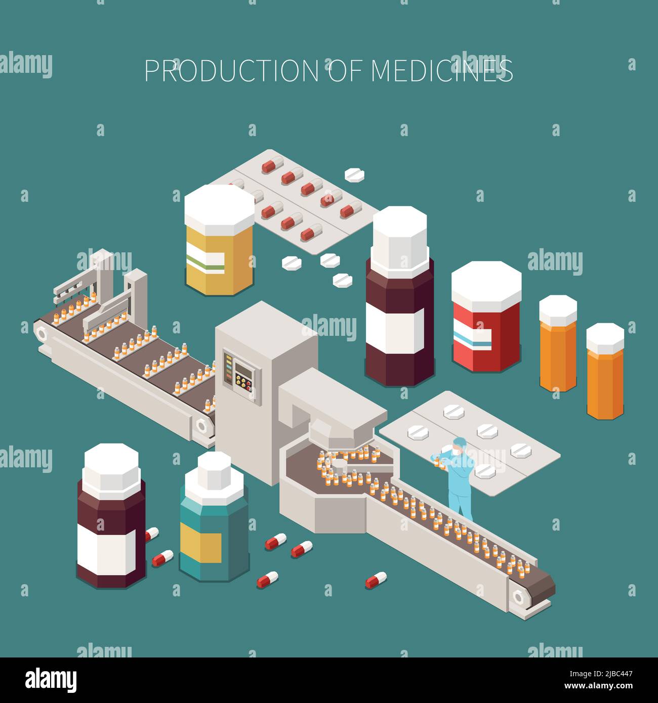 Test de production Banque d'images vectorielles - Alamy