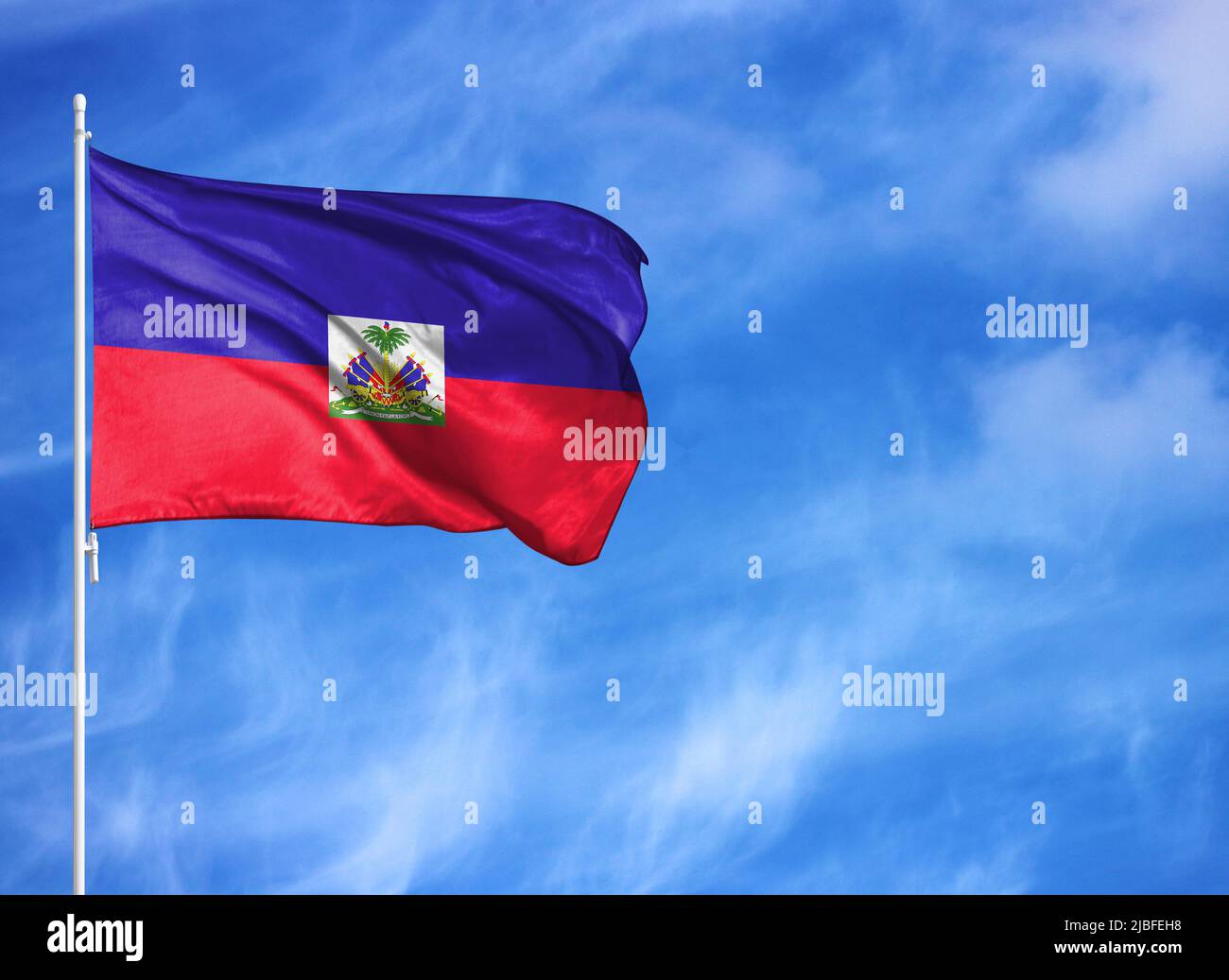 Map flag haiti Banque de photographies et d’images à haute résolution ...