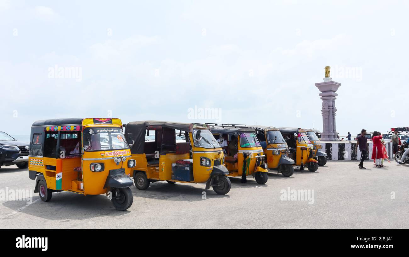 Auto rickshaw stand Banque de photographies et d’images à haute ...
