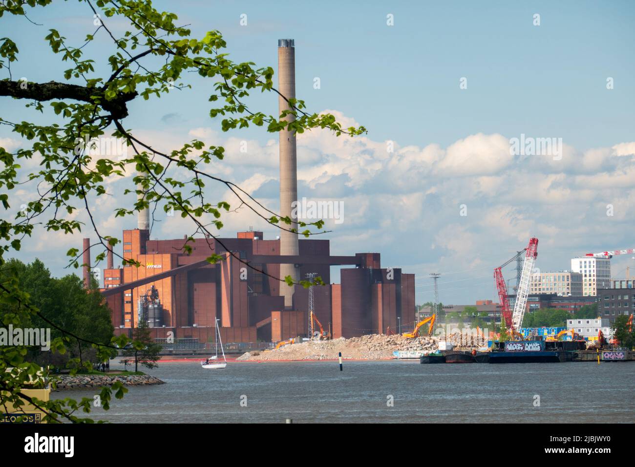 Hanasaari power plant Banque de photographies et d’images à haute ...