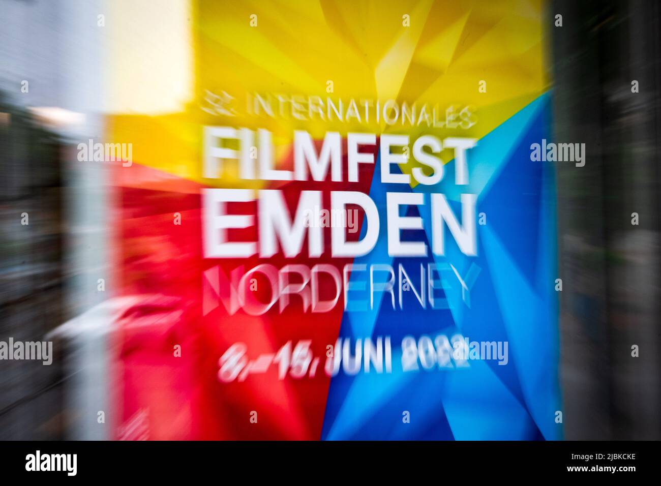 Emden, Allemagne. 07th juin 2022. Une affiche annonce le Festival ...
