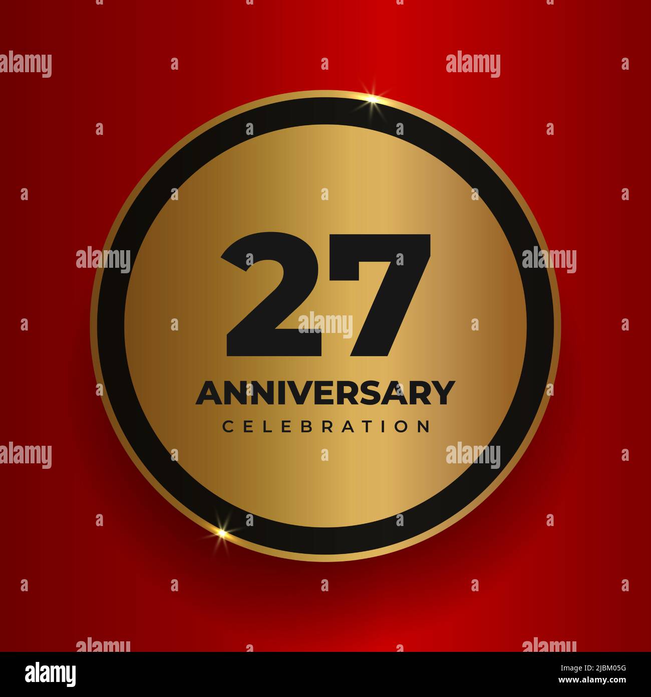 27th birthday anniversary Banque d'images vectorielles - Alamy